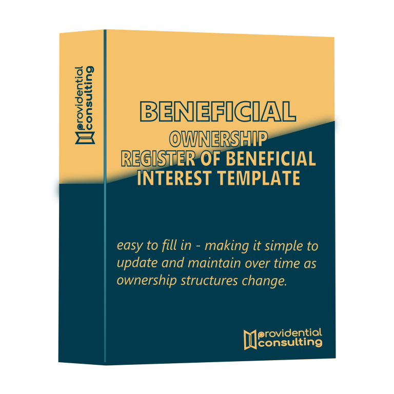 Beneficial Interest Register Template - Providential Consulting Inc